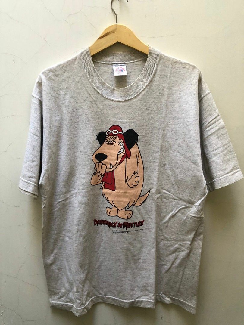 Dastardly & Muttley wacky 90s, Fesyen Pria, Pakaian , Atasan di Carousell