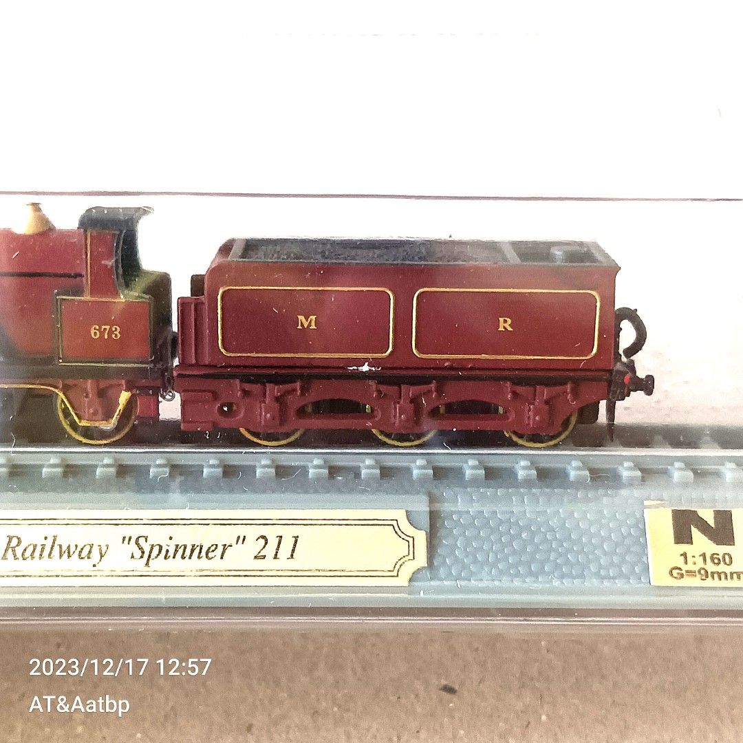 DelPrado MIDLAND RAILWAY "SPINNER" 211 (England) 1:160 scale Die-cast ...