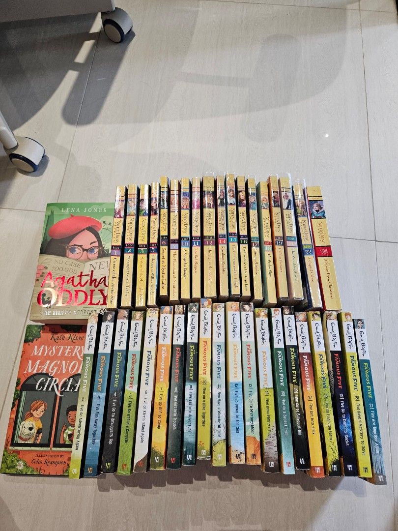 Detectives story books - Nancy Drew, The Famous Five, Agatha Oddly ...