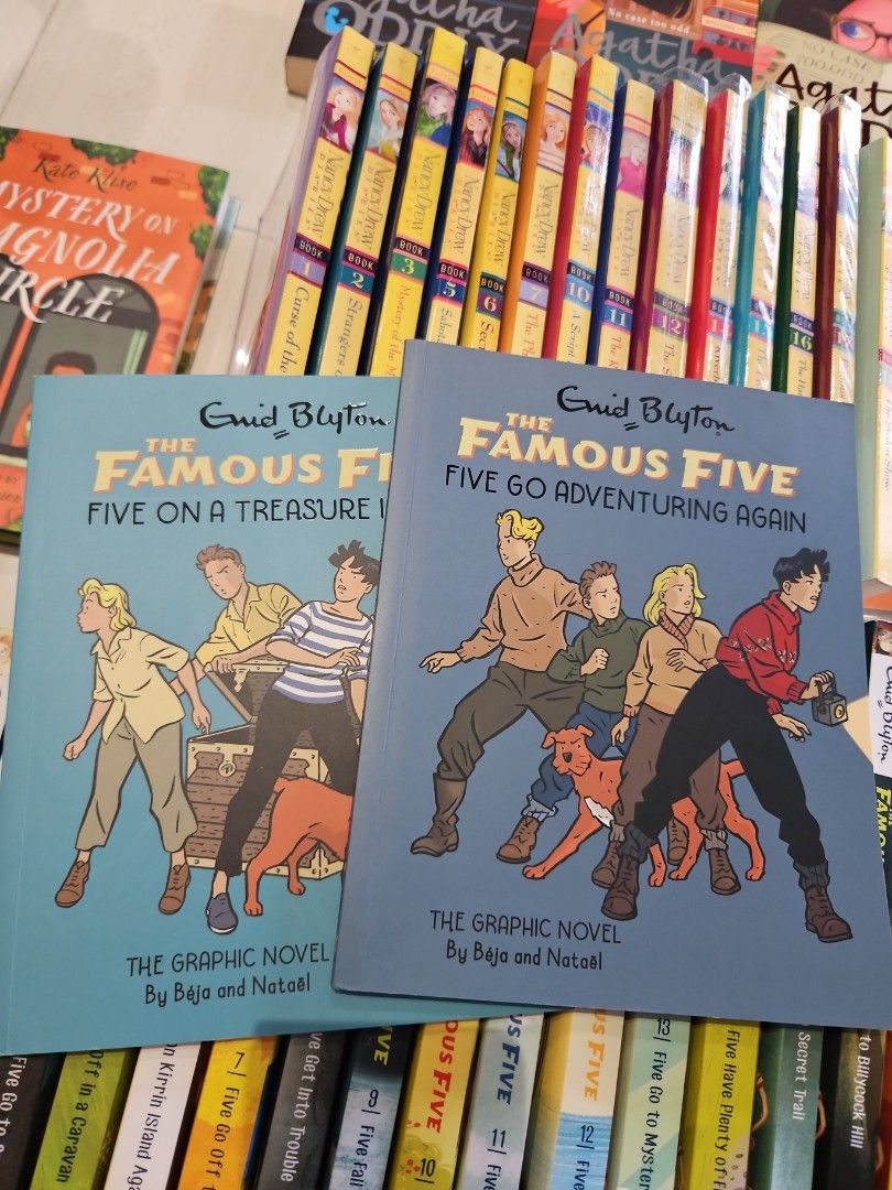 Detectives story books - Nancy Drew, The Famous Five, Agatha Oddly ...