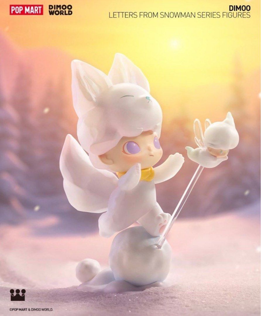 Dimoo world letters from snow man, Hobbies & Toys, Toys & Games on ...