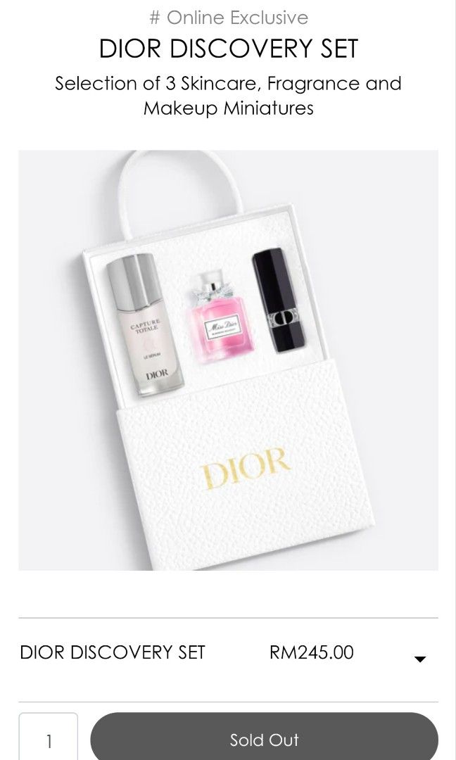 Dior discovery set 2023, Beauty & Personal Care, Face, Makeup on Carousell