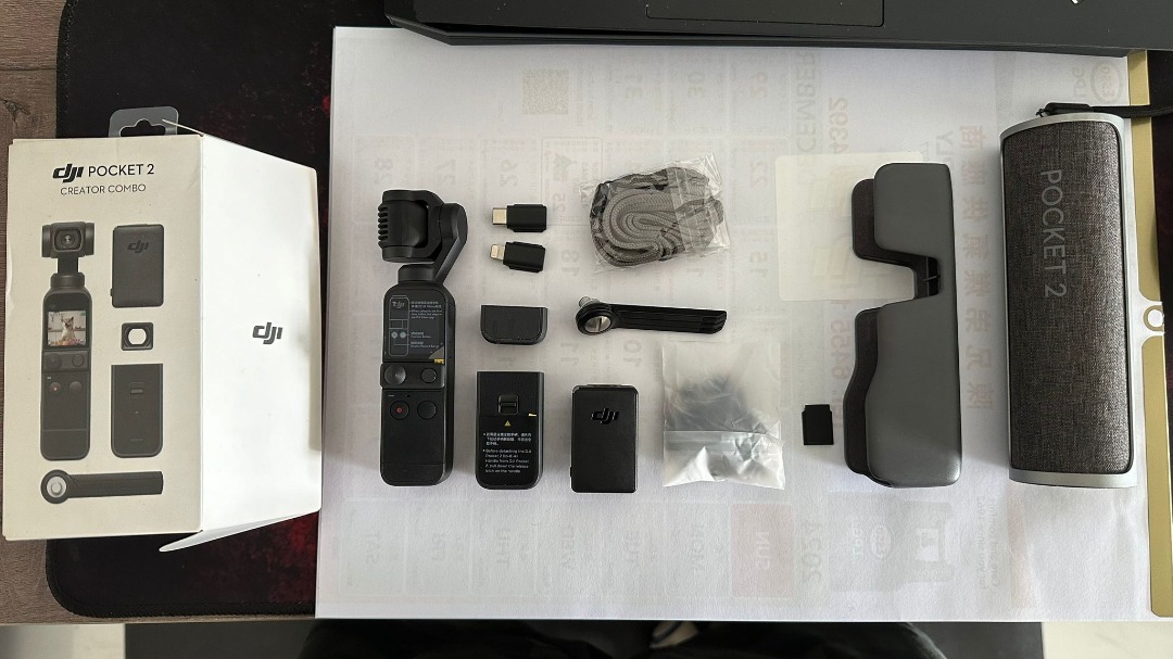 DJI Osmo Pocket 2 Creator Combo AND DJI Osmo Pocket Charging Case ...