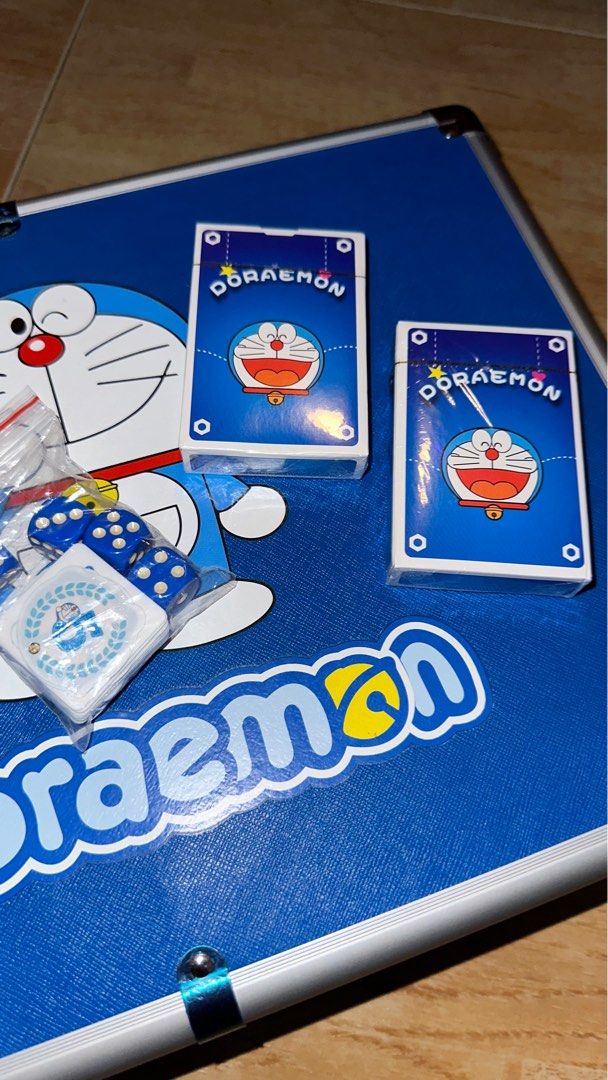 Doraemon Mahjong Set, Hobbies & Toys, Toys & Games on Carousell