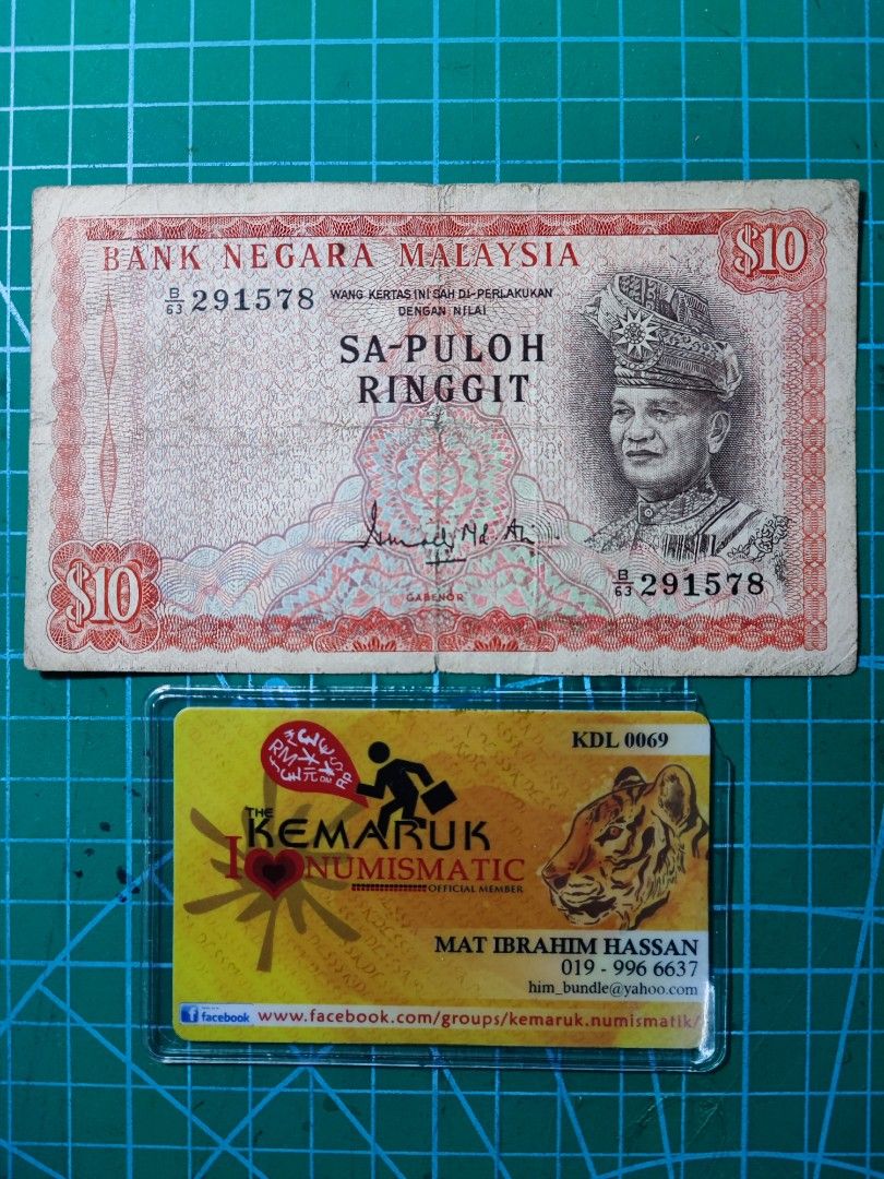 Duit Lama Rm10 Siri Pertama SA-PULOH B63/291578, Hobbies & Toys ...