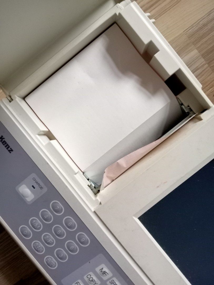 ECG Recorder | Kenz Cardico Model 302, Health & Nutrition, Medical ...