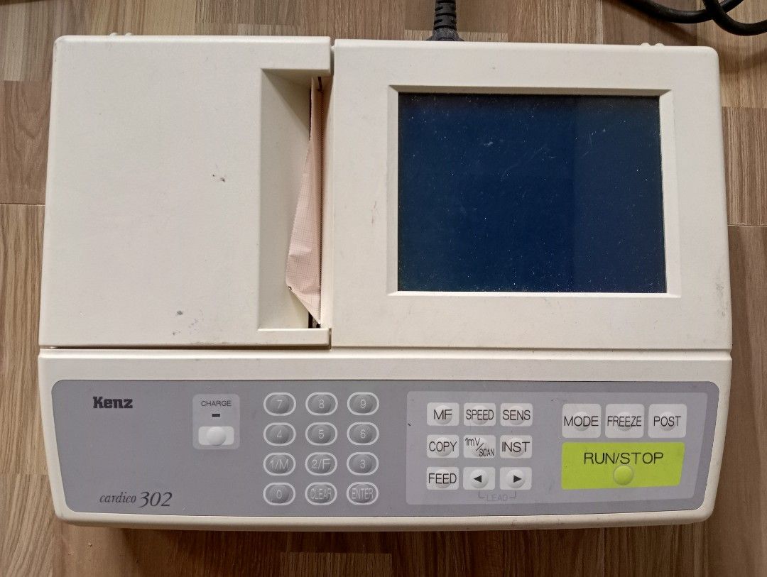 ECG Recorder | Kenz Cardico Model 302, Health & Nutrition, Medical ...