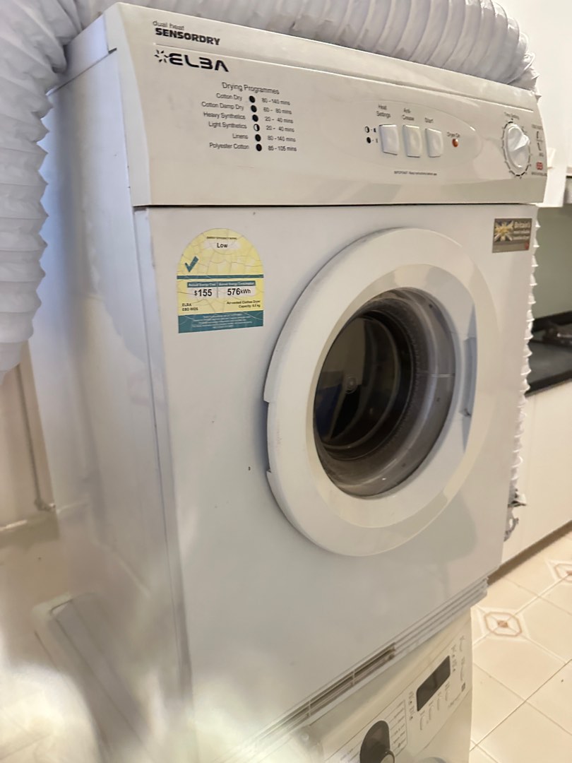 Elba venting dryer, TV & Home Appliances, Washing Machines and Dryers ...