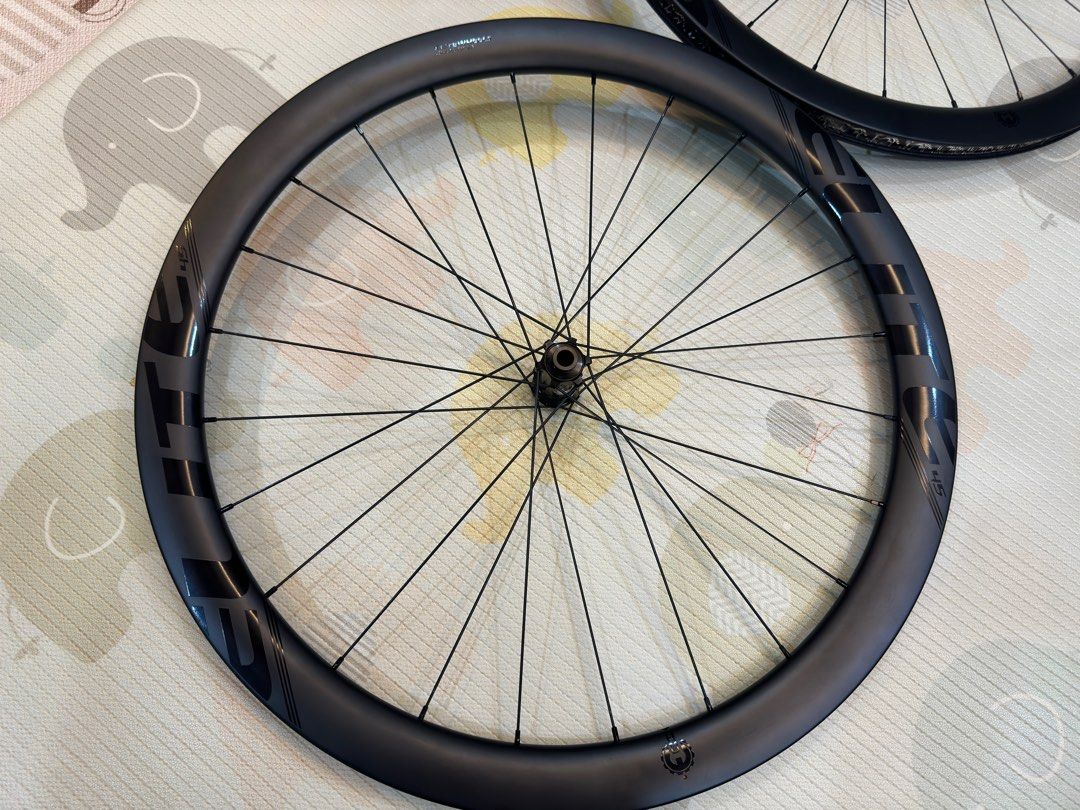 Elitewheels Edge 1343g Road Disc Carbon Wheelset 45mm, Sports Equipment ...