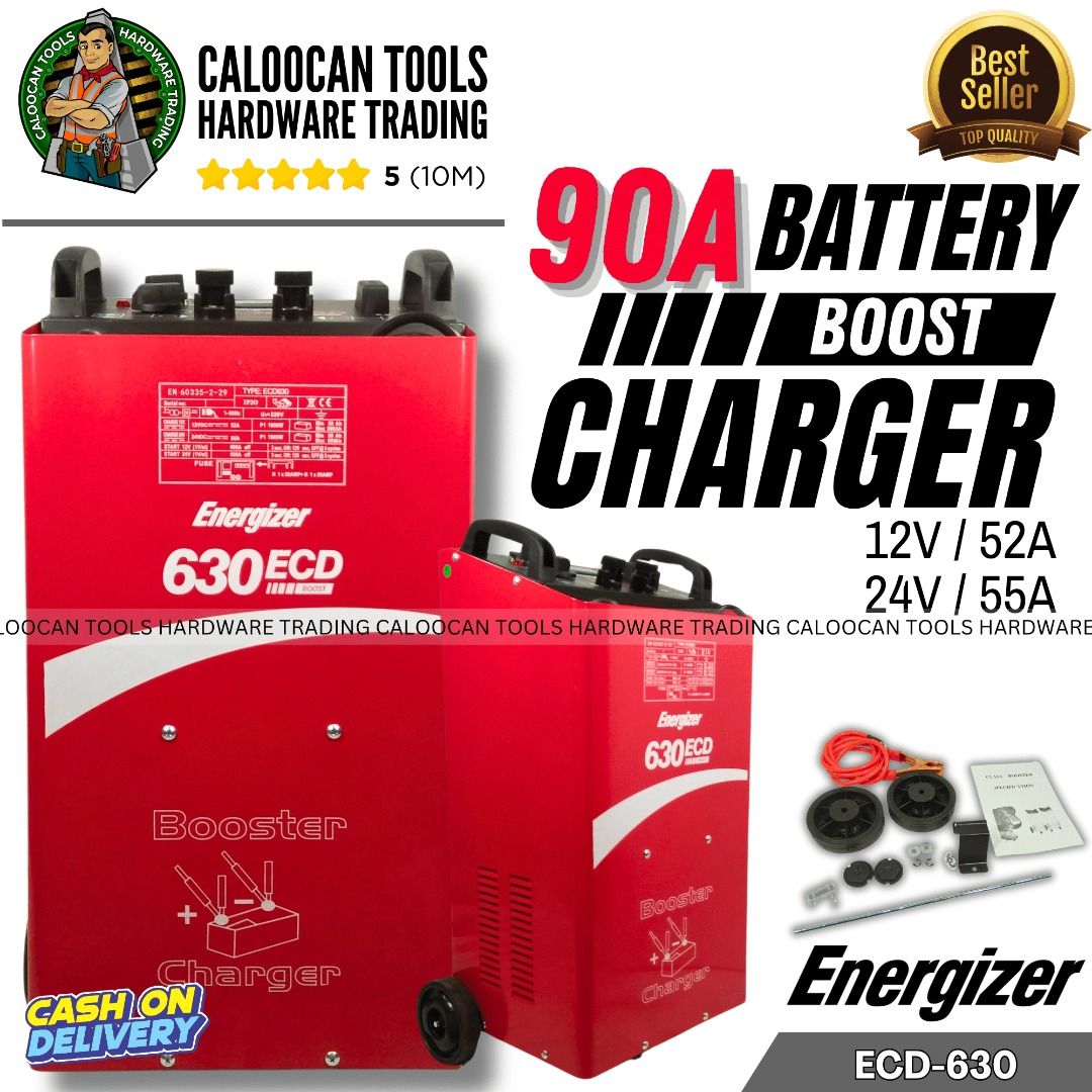 ENERGIZER ECD Series Booster Car Battery Charger - Tower Type 90A ...