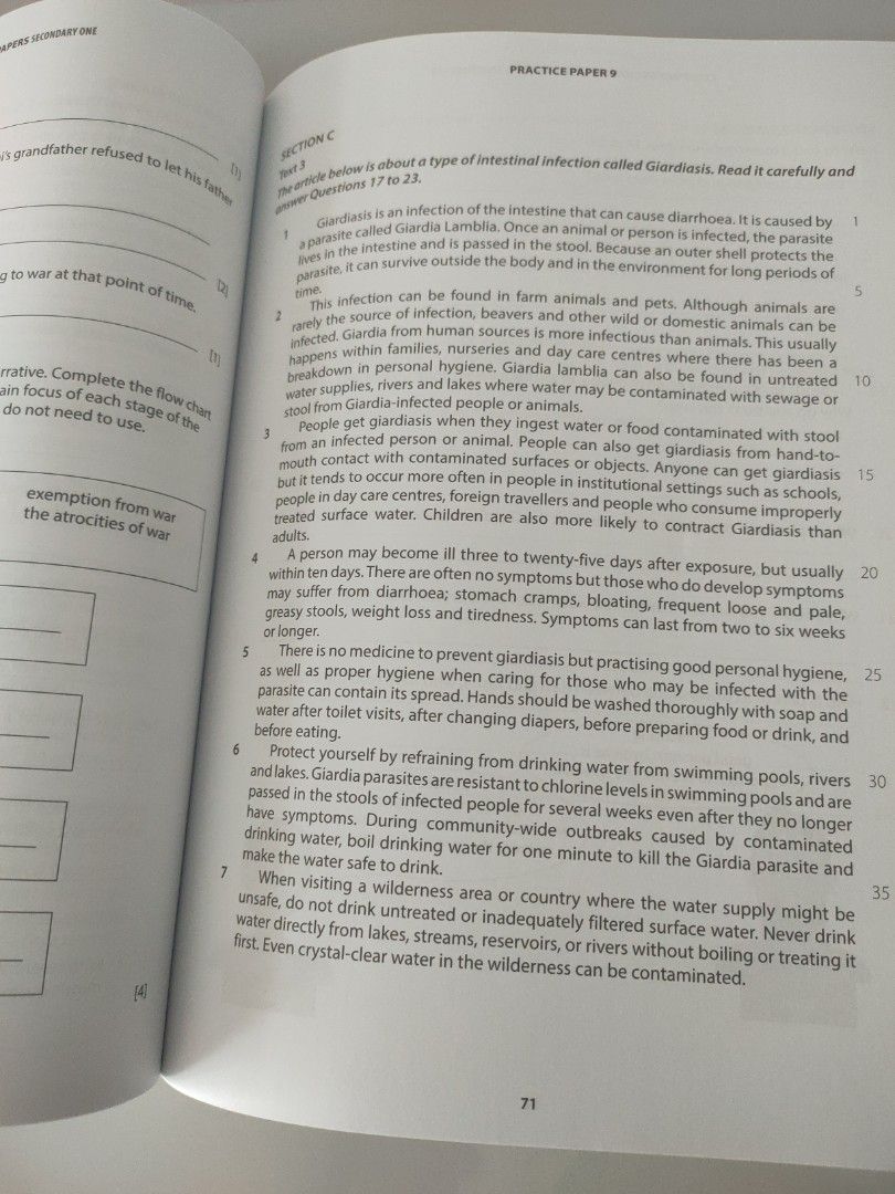 English comprehension practice papers secondary 1, Hobbies & Toys ...