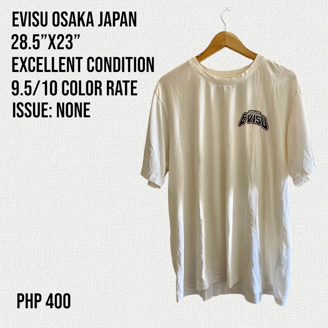 Evisu osaka japan, Men's Fashion, Tops & Sets, Tshirts & Polo Shirts on Carousell