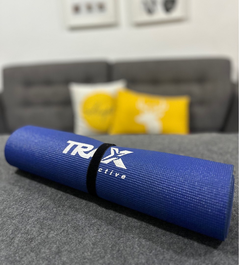 TRAX Exercise/ Yoga/ Fitness Mat (Free: Sanitiser), Sports Equipment ...