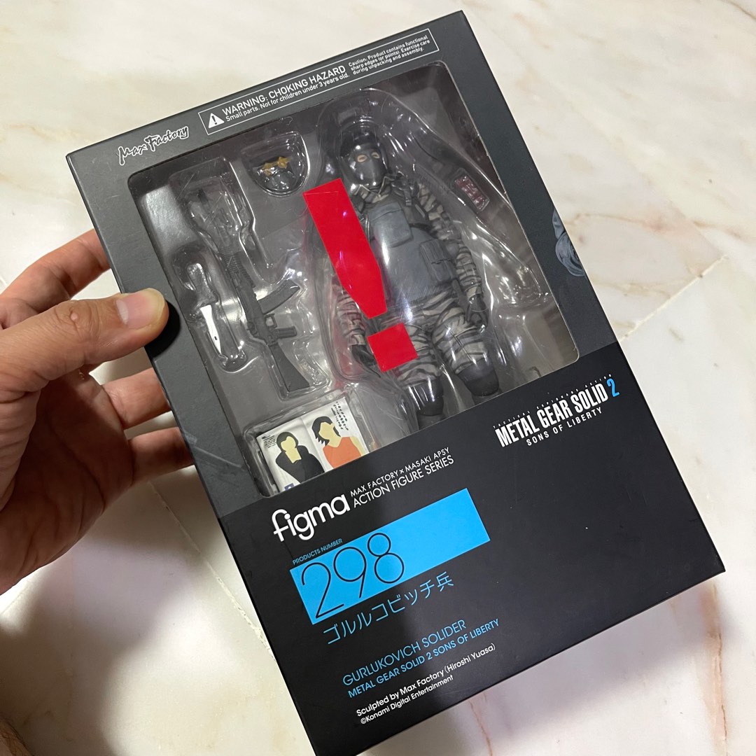 Figma Max Factory 298 Metal Gear Solid 2 Sons of Liberty solider MGS2 ...