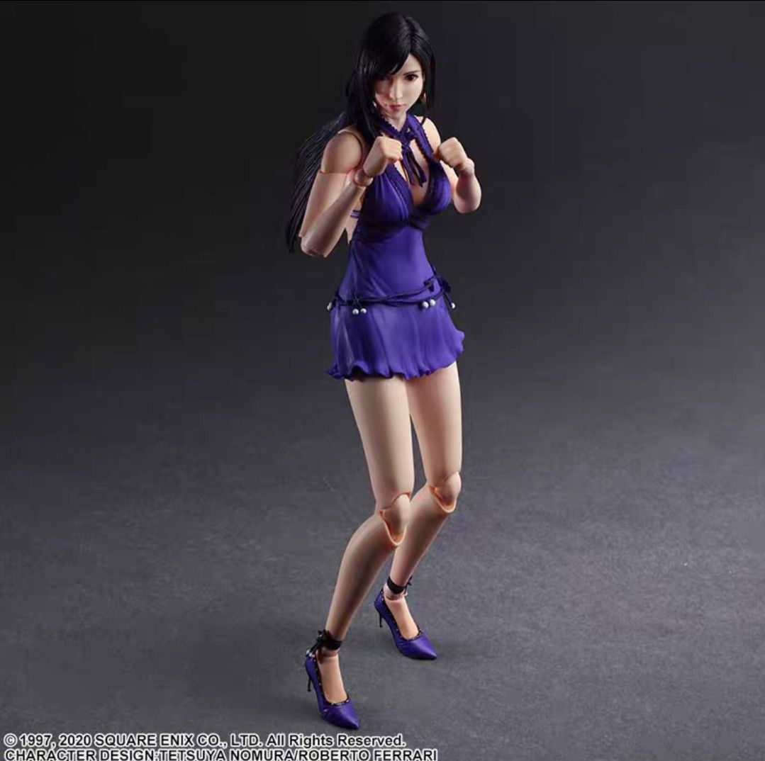 Final Fantasy 7 VII Remake Tifa Lockhart Dress ver Play Arts Kai Figure ...