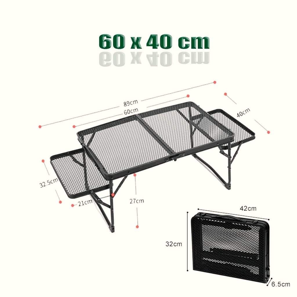 Foldable metal table, Sports Equipment, Hiking & Camping on Carousell