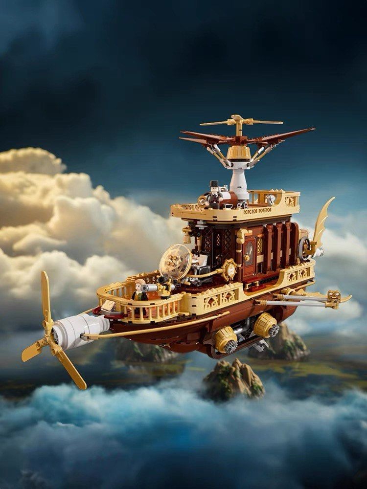 Funwhole Steampunk Airship F9014, Hobbies & Toys, Toys & Games on Carousell