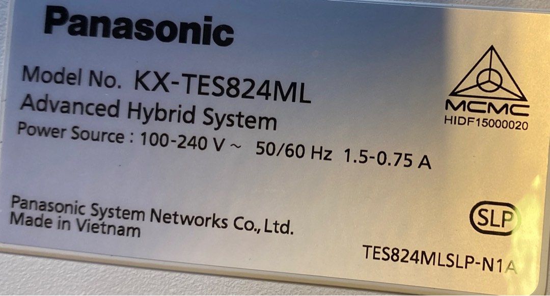 Gently Used Panasonic KX-TES824ML Advanced Hybrid System, Mobile Phones ...