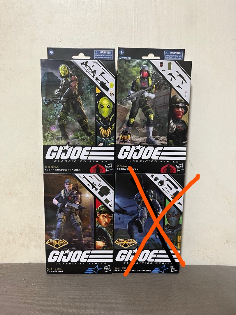 GI Joe classified Tunnel Rat Cobra Shadow Tracker Cobra officer ...