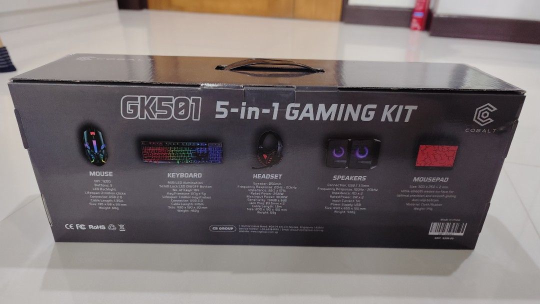 GK501 gaming kit, Computers & Tech, Parts & Accessories, Computer Keyboard on Carousell