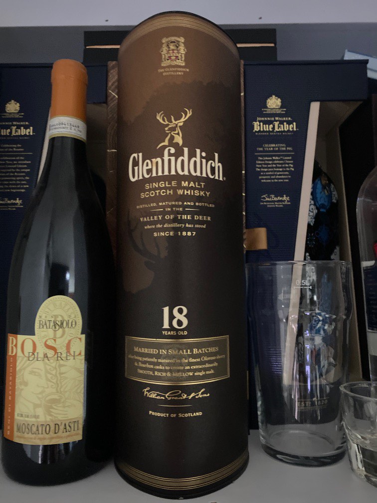 Glenfiddich 18 Years Old, Food & Drinks, Alcoholic Beverages on Carousell
