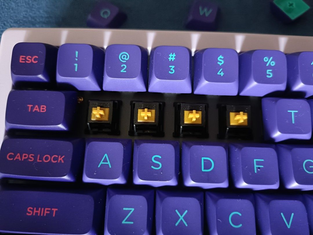 GMK 67 (Gazzew Boba U4T + Akko Neon MDA), Computers & Tech, Parts ...