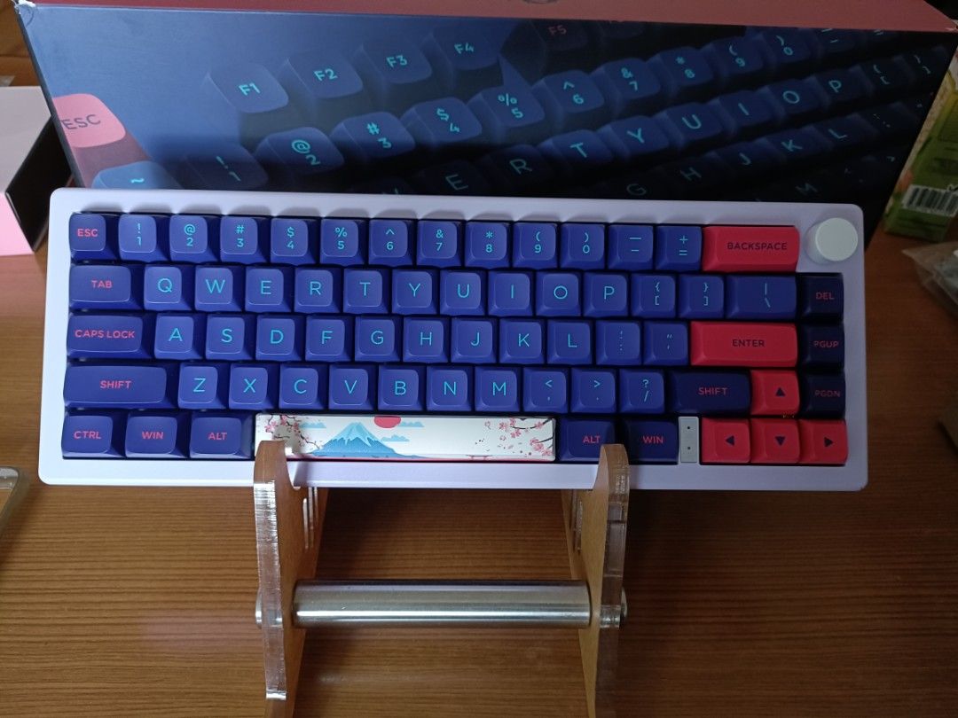 GMK 67 (Gazzew Boba U4T + Akko Neon MDA), Computers & Tech, Parts ...