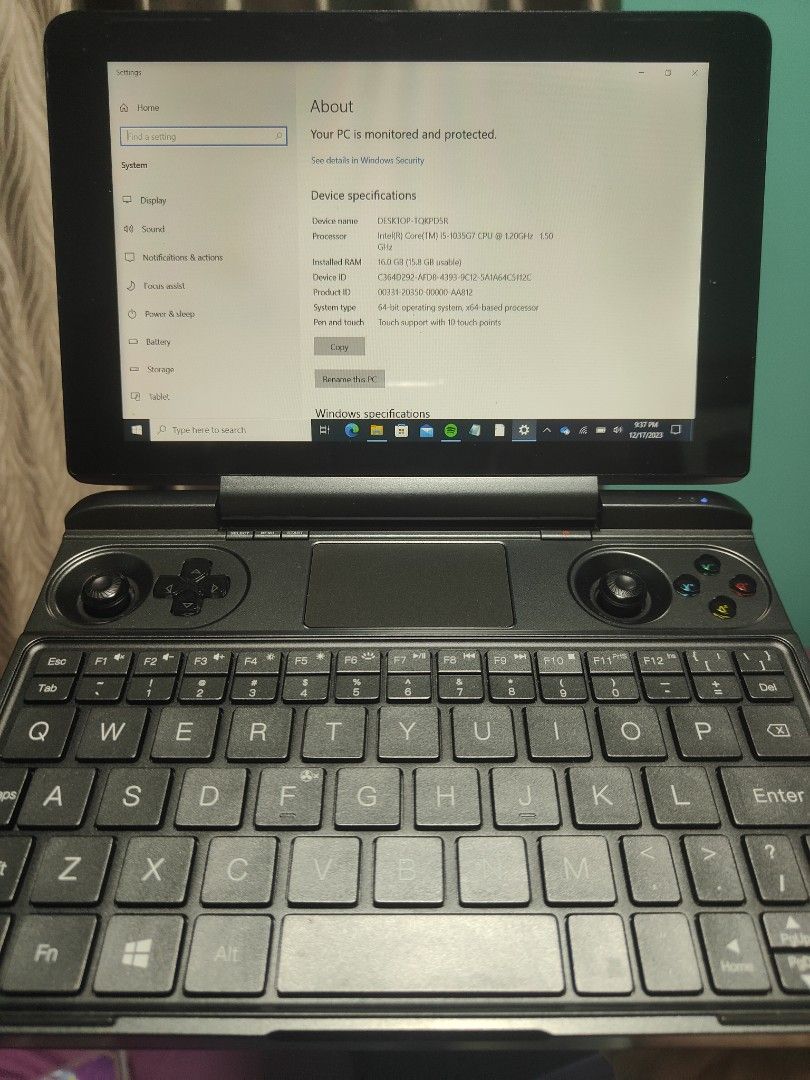 GPD Winmax 2020, Computers & Tech, Laptops & Notebooks on Carousell