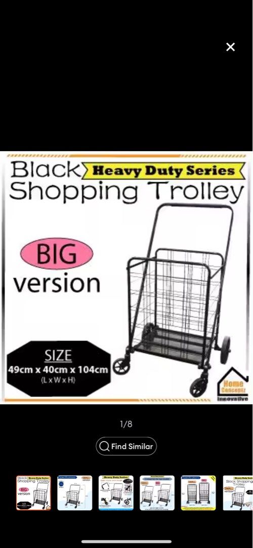 Grocery trolley (Big size), Furniture & Home Living, Home Improvement ...