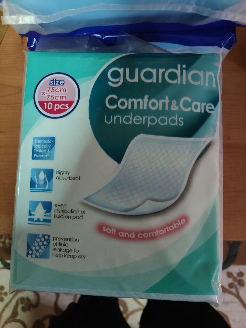 Guardian Underpads, Beauty & Personal Care, Sanitary Hygiene on Carousell