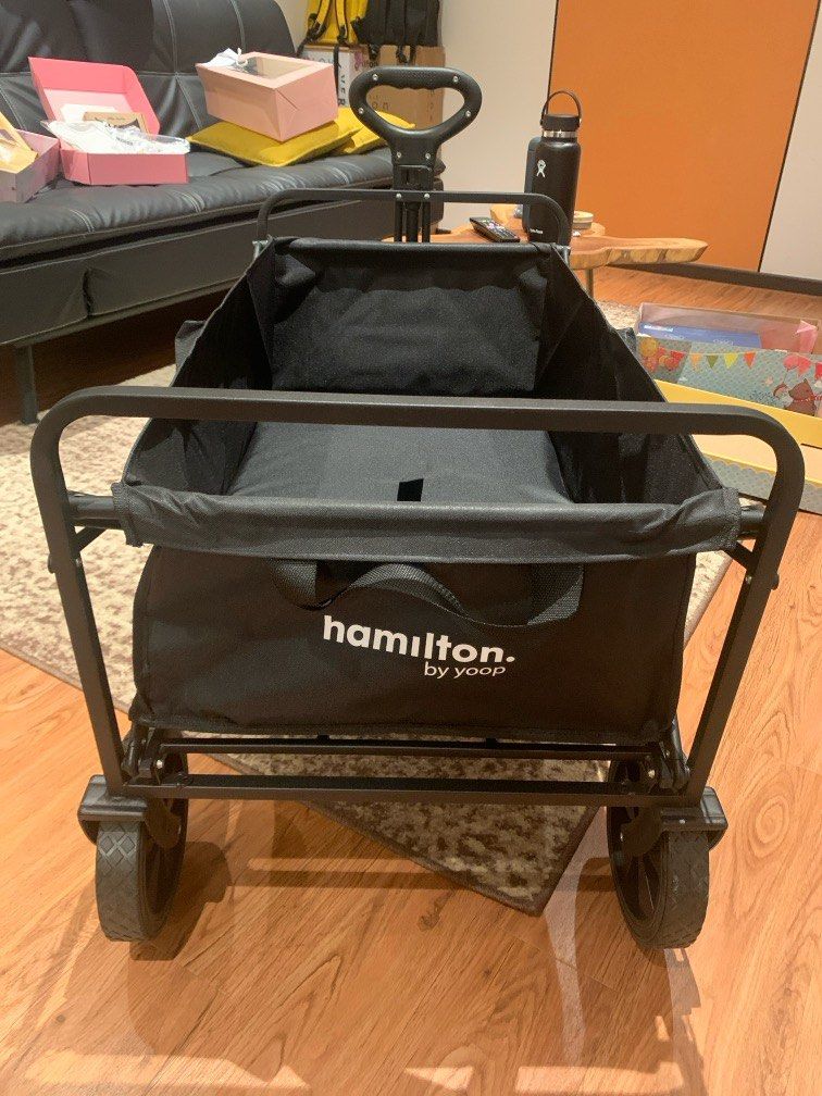 Hamilton Folding Wagon (Black), Babies & Kids, Going Out, Strollers on ...