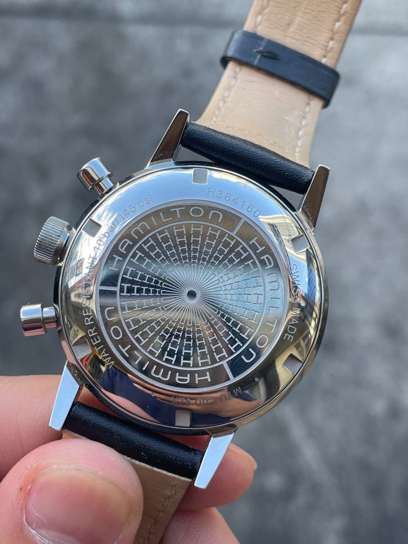 Hamilton Intramatic - Panda Dial Automatic Chronograph - H38416711, Men ...
