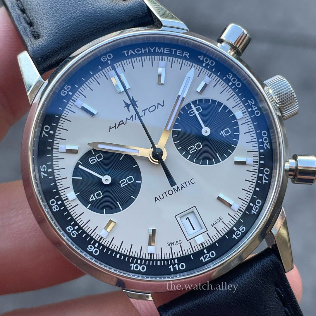 Hamilton Intramatic - Panda Dial Automatic Chronograph - H38416711, Men ...