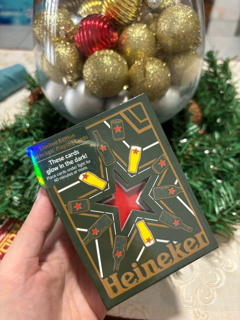 Heineken Poker Cards, Hobbies & Toys, Toys & Games on Carousell