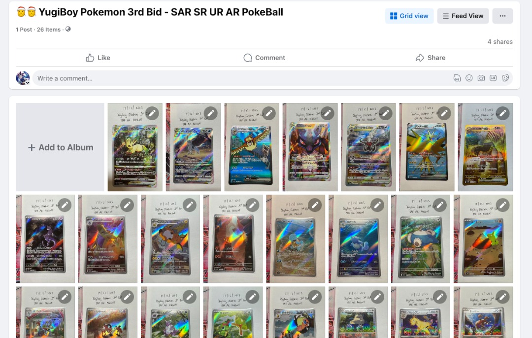 HIGH RARITY CARDS POKEMON at Yugiboy's FB, join via the link in ...