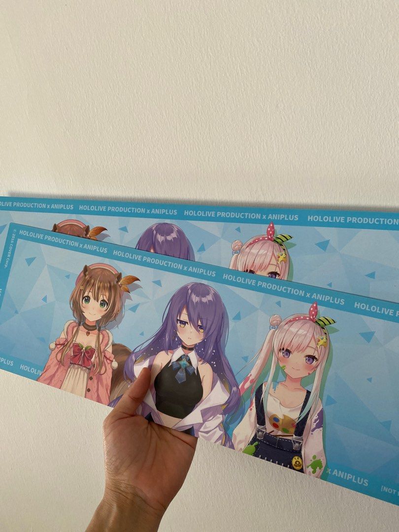 Hololive aniplus desk mat, Hobbies & Toys, Memorabilia & Collectibles ...