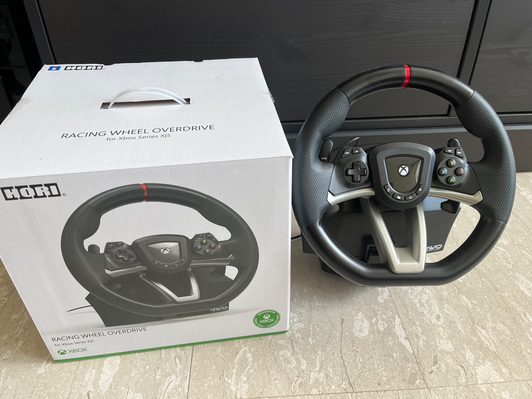 Hori Racing Wheel Overdrive for Xbox, Video Gaming, Gaming Accessories ...