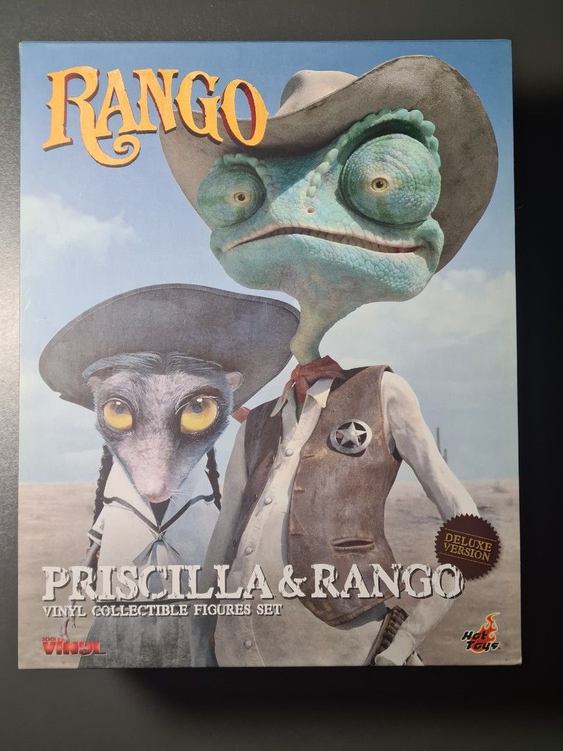 全新未開 Hot Toys - MMSV 06 - Rango Priscilla Vinyl Collectible Figures Set ...