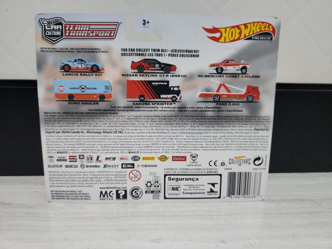 Hot Wheels Car Culture Team Transport 65 Mercury Comet Cyclone, Hobbies ...
