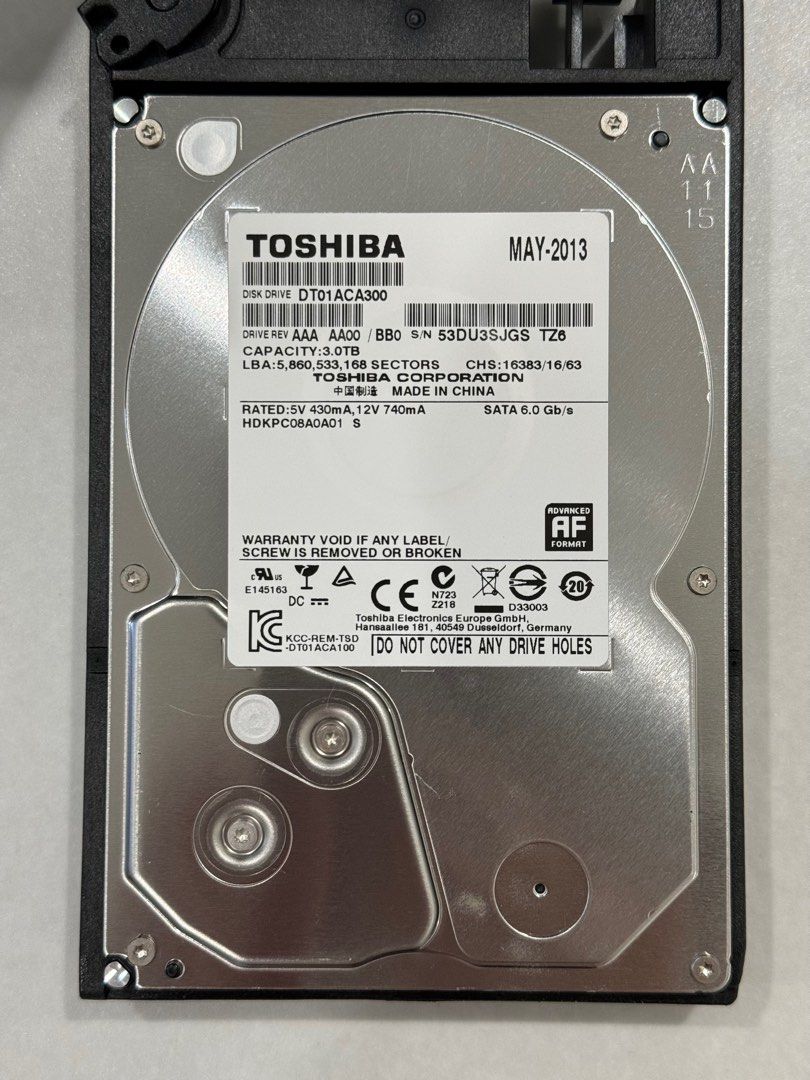HP MicroServer N40L 12TB (with 4 x 3TB Hard drive) Perfect for NAS ...