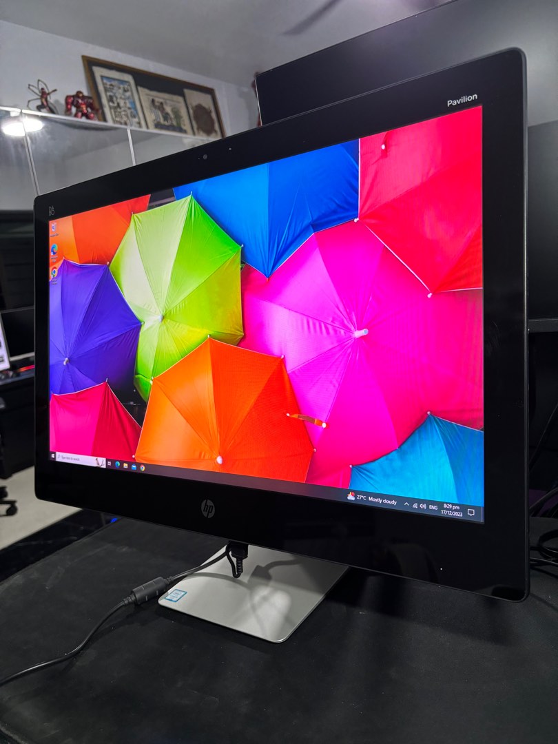 HP Pavilion AiO All-in-One 23" inch FHD Desktop Computer PC Processor ...