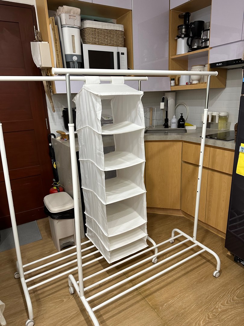 IKEA clothes rack and organizer, Furniture & Home Living, Furniture ...