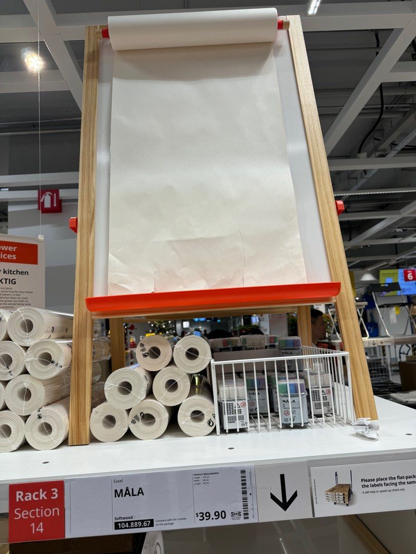 IKEA easel drawing chalkboard, Furniture & Home Living, Furniture ...