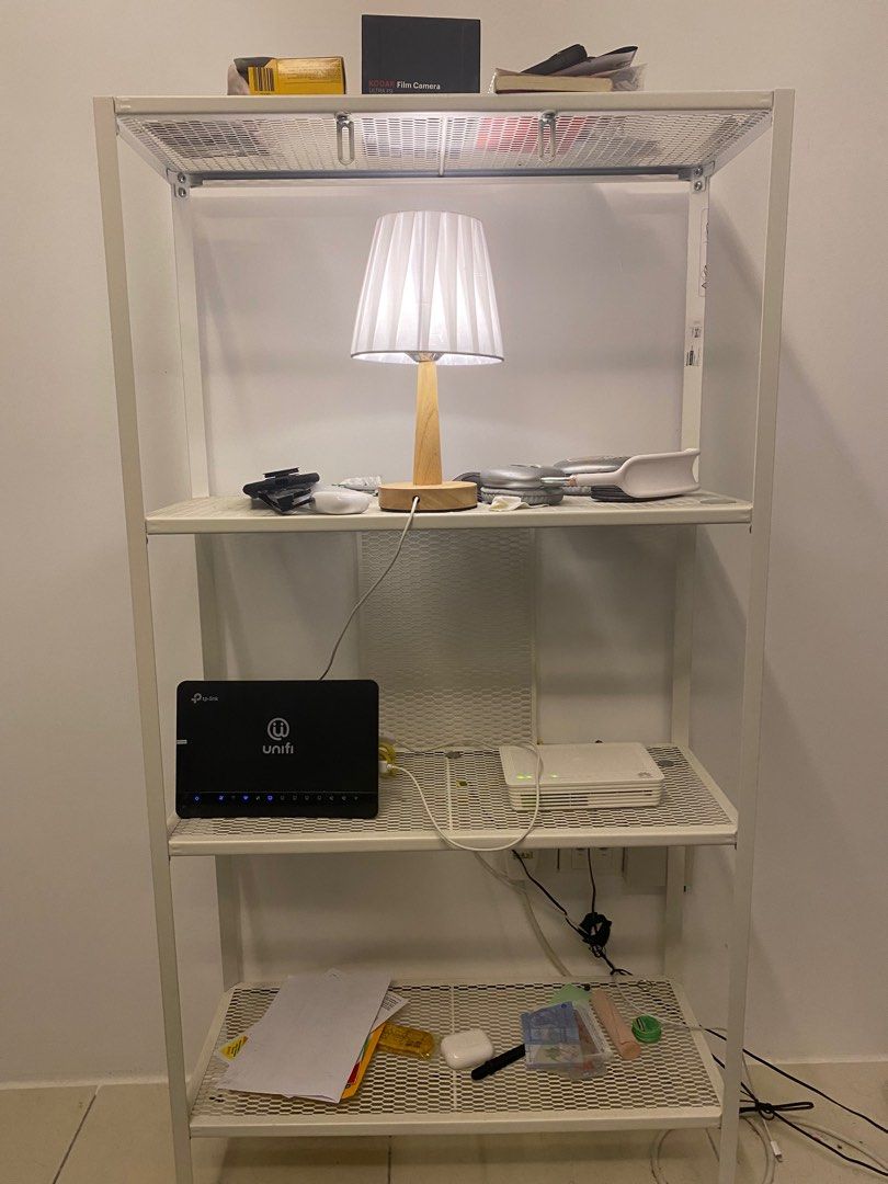 Ikea shelves/rack (4 tier), Furniture & Home Living, Furniture, Shelves ...