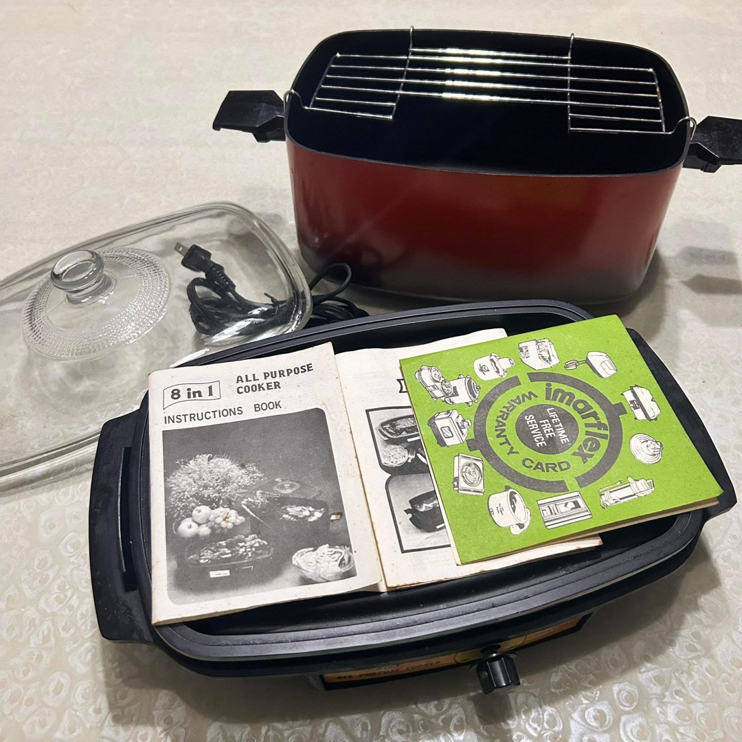 Imarflex All Purpose Cooker 8-in-1 Steam Grill, Furniture & Home Living ...