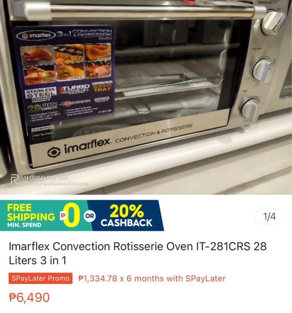 Imarflex Oven, TV & Home Appliances, Kitchen Appliances, Ovens ...
