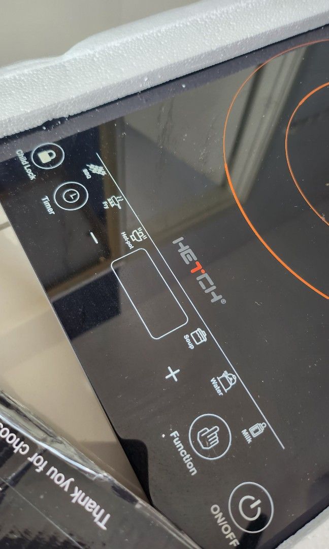 Induction Ultra Slim Cooker Soft Touch Control Panel (2000W) IDC-1705 ...