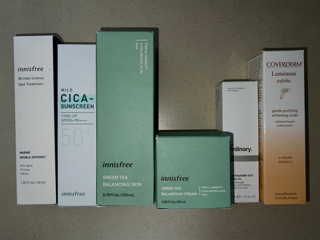 Innis Free Boxes, Beauty & Personal Care, Face, Face Care on Carousell