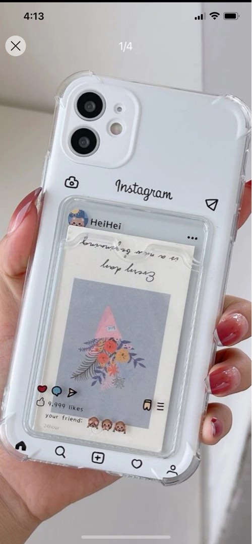 iPhone 13 Soft Case Polaroid Photo Holder, Mobile Phones & Gadgets ...