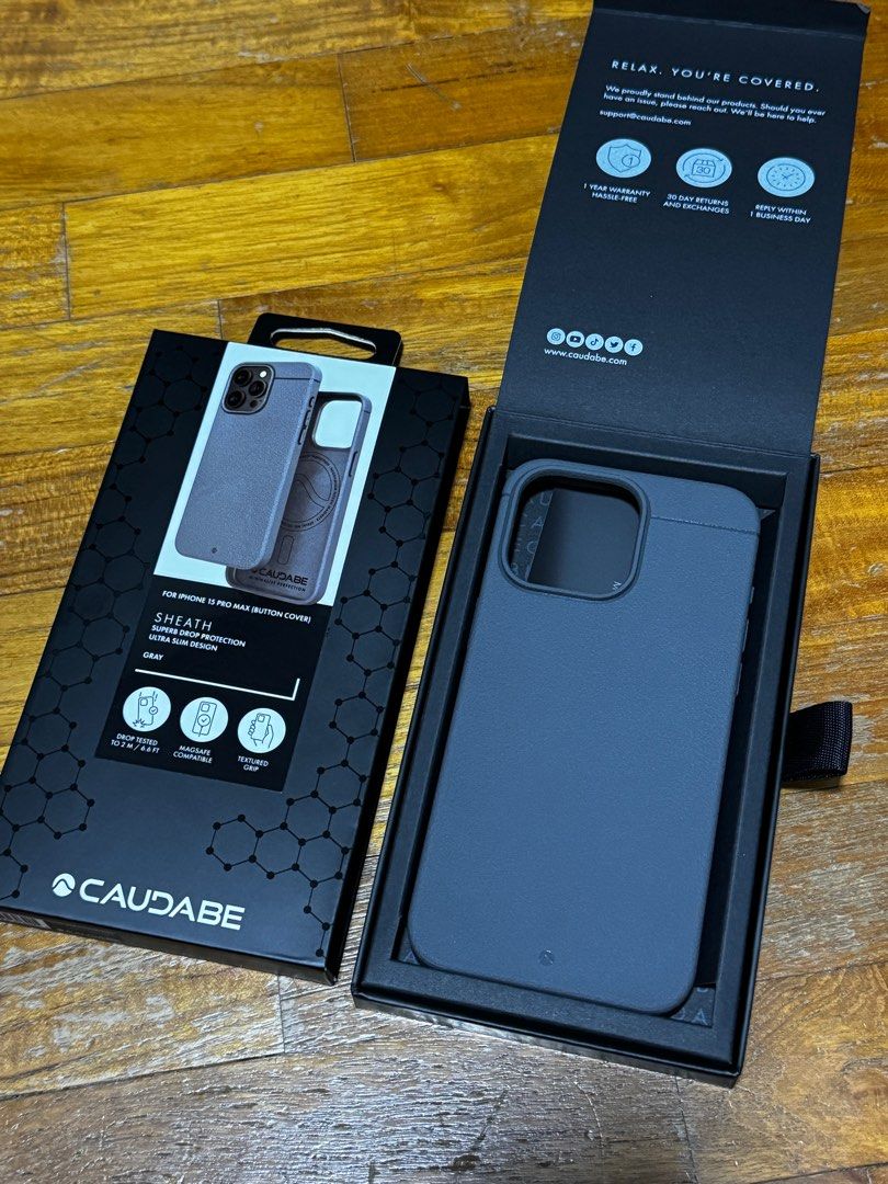 iPhone 15 Pro Max Caudabe Sheath (Grey), Mobile Phones & Gadgets ...